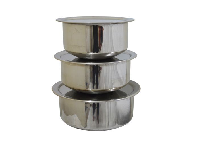 Steel Pots, Patele (7-9) | SmartCrockery.pk