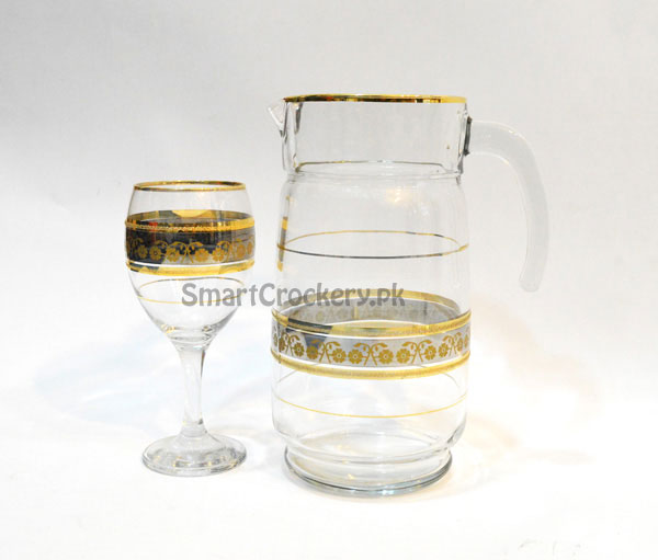 Water Set Golden 7 Pcs | SmartCrockery.pk