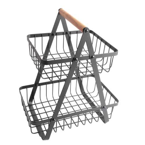 2-Tier Countertop Basket | SmartCrockery.pk